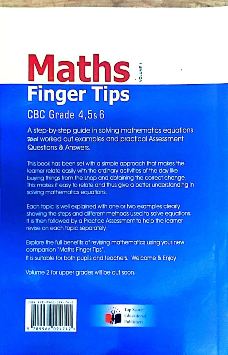 Maths Finger Tips – Market Bookshop